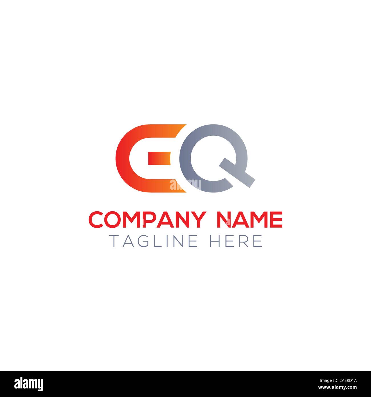 Initial EQ Letter Linked Logo. Creative Letter EQ Modern Business Logo ...