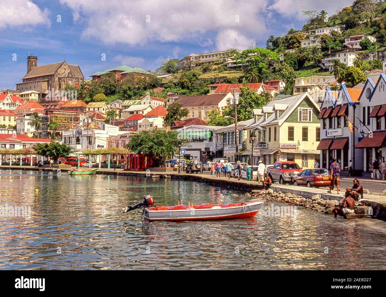 St George'S, Grenada. 6th Dec, 2019. A boat in the scenic inlet of St ...