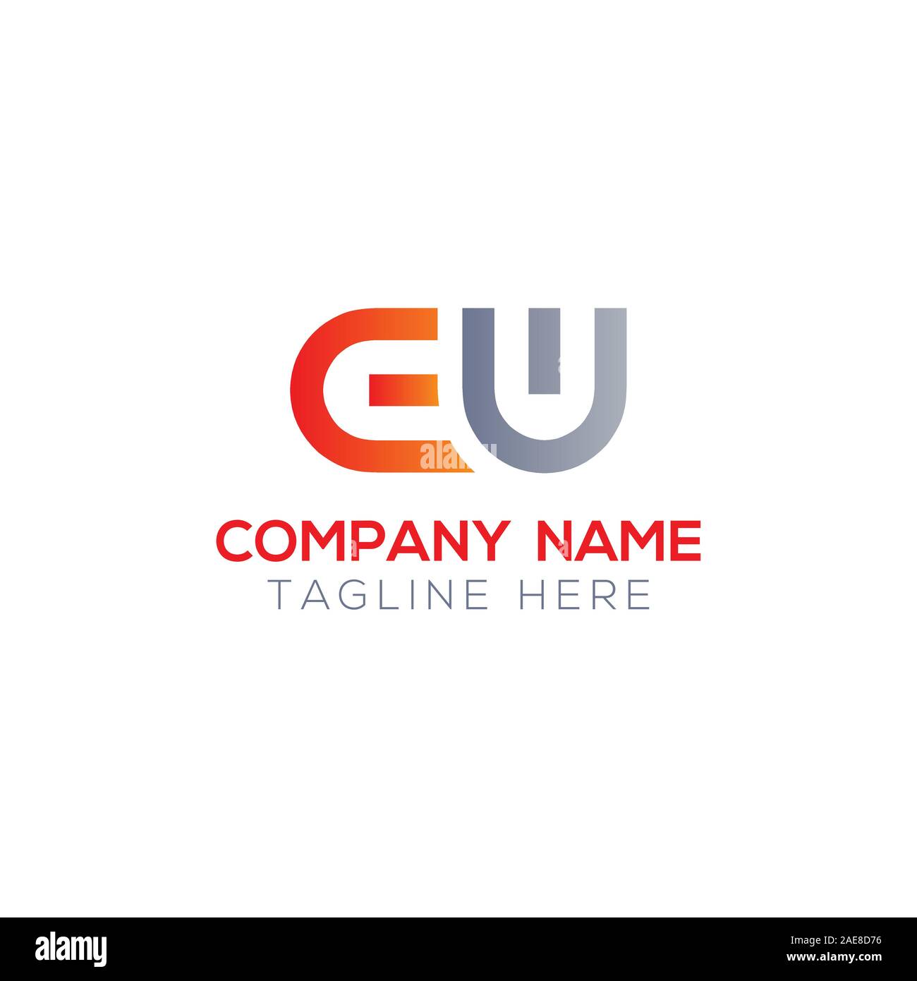 Initial EW Letter Linked Logo. Creative Letter EW Modern Business Logo ...