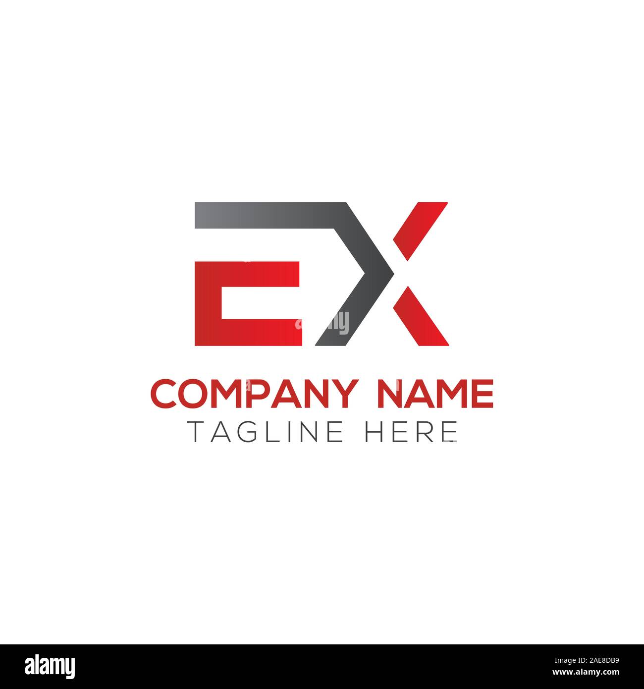 Initial EX Letter Linked Logo. Creative Letter EX Modern Business Logo ...