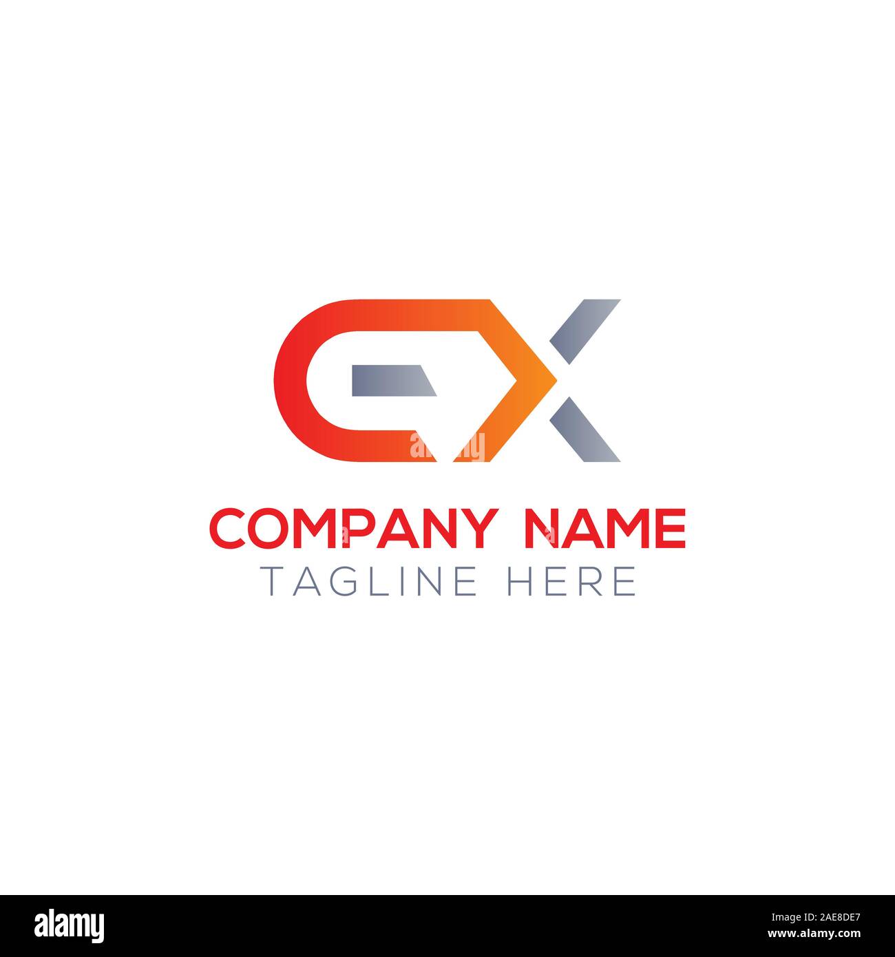 Initial EX Letter Linked Logo. Creative Letter EX Modern Business Logo ...