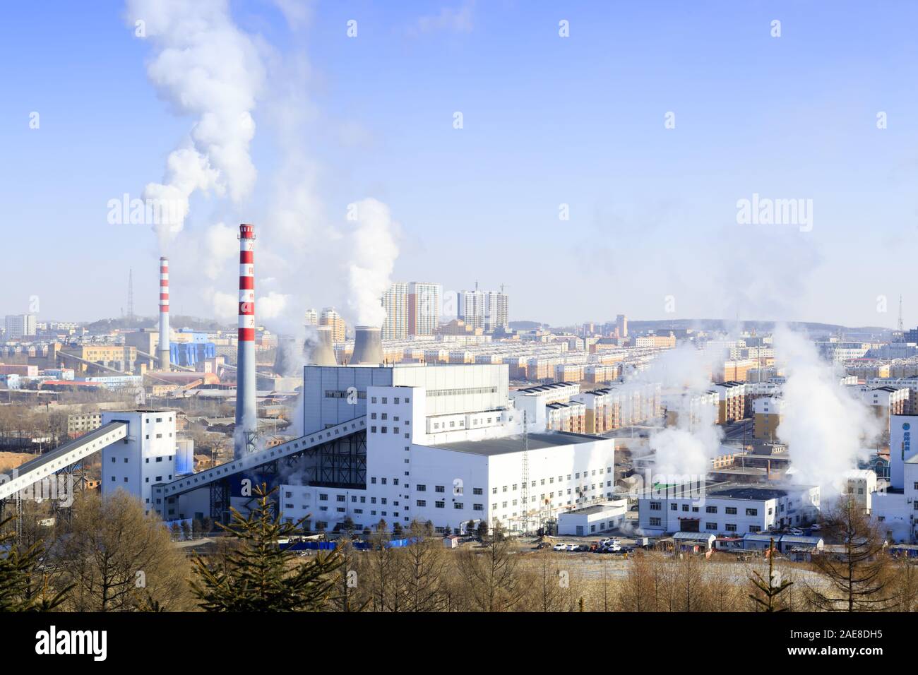 Factory china aerial view hi-res stock photography and images - Alamy