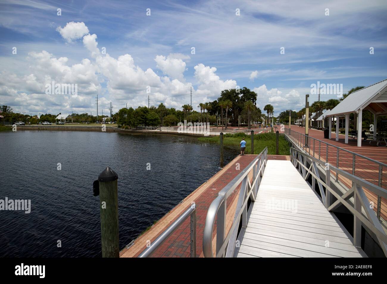 ruby plaza at kissimmee lakefront park kissimmee florida usa Stock Photo - Alamy