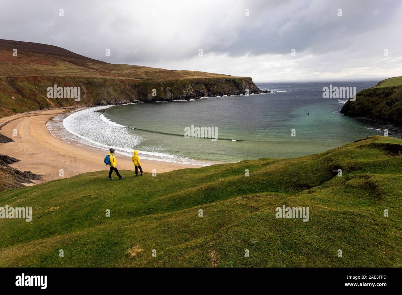 Walking on a hill hi-res stock photography and images - Alamy