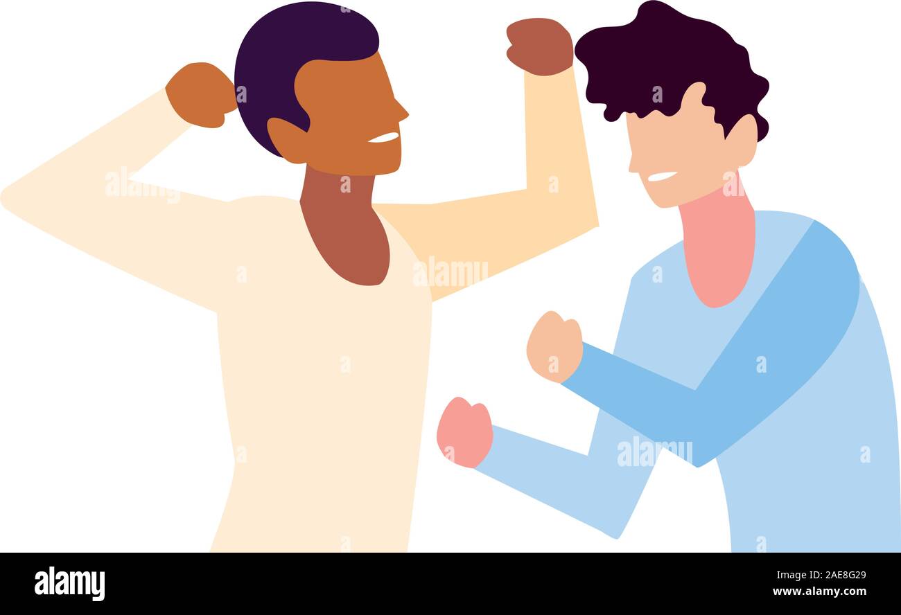 men faceless with different poses on white background vector ...