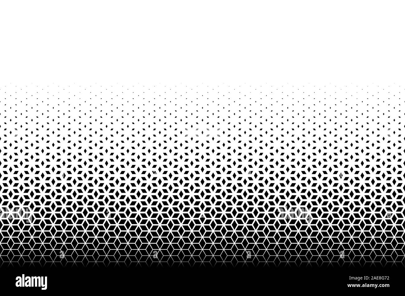 Geometric pattern of black diamonds on a white background.Seamless in ...