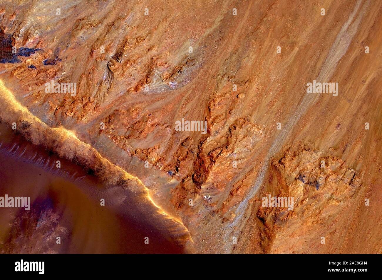 The surface of Mars, and the winds. Elements of this image were ...