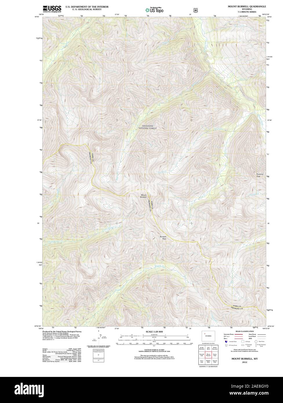 Burwell map hi-res stock photography and images - Alamy