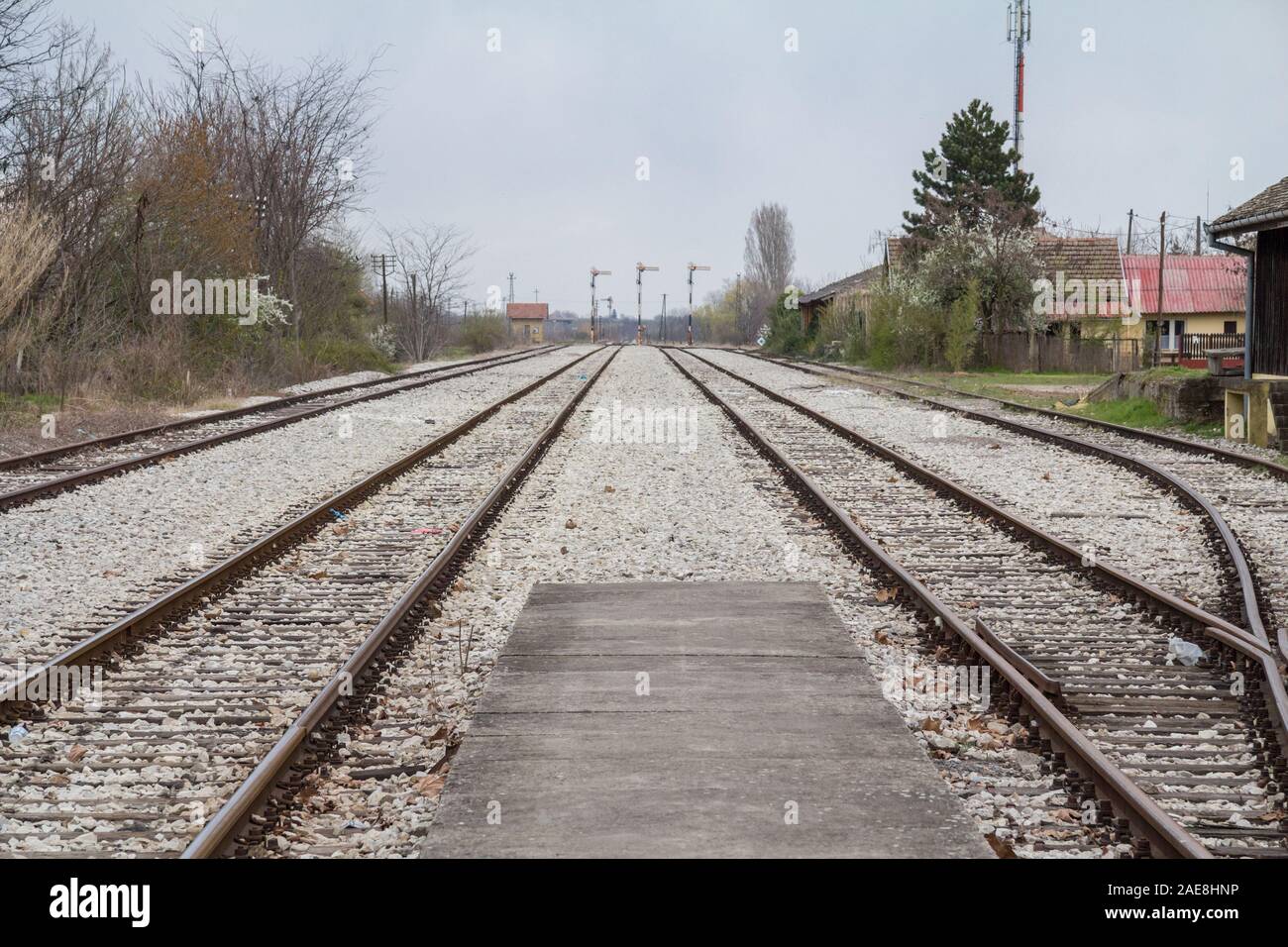 Rural train station hi-res stock photography and images - Alamy