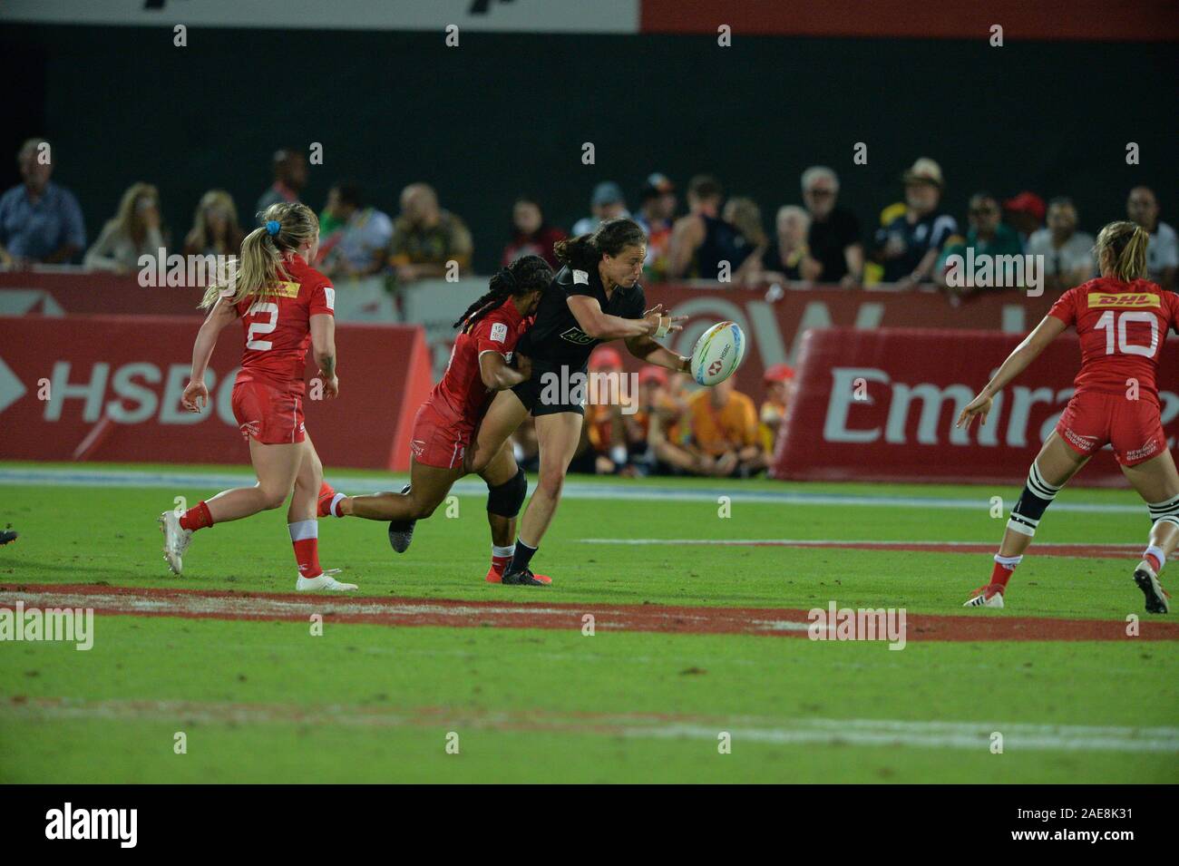 DUBAI, UAE, 7th Dec 2019. Action from the women’s final of the 2019 ...