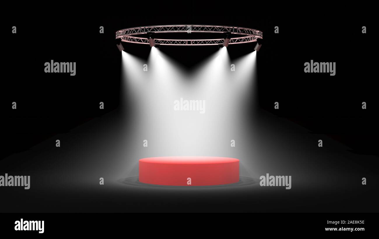 Theater stage for product presentation Stock Photo - Alamy