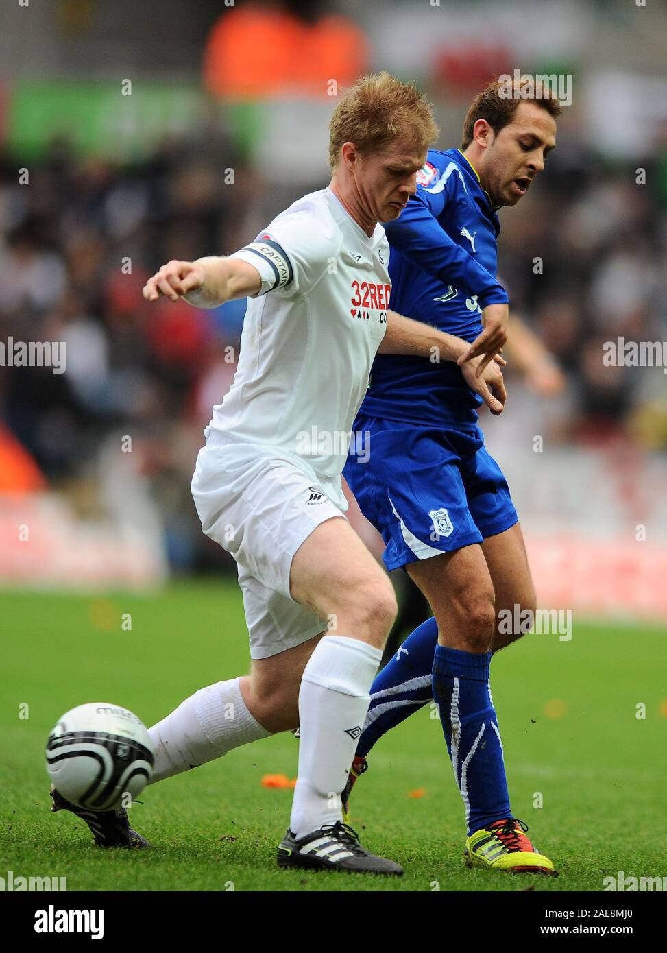 Swansea city vs cardiff city hi-res stock photography and images - Alamy