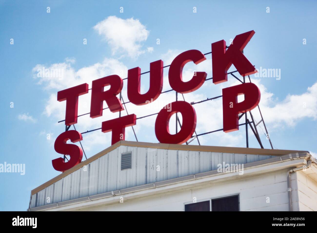Truck stop sign hi-res stock photography and images - Alamy