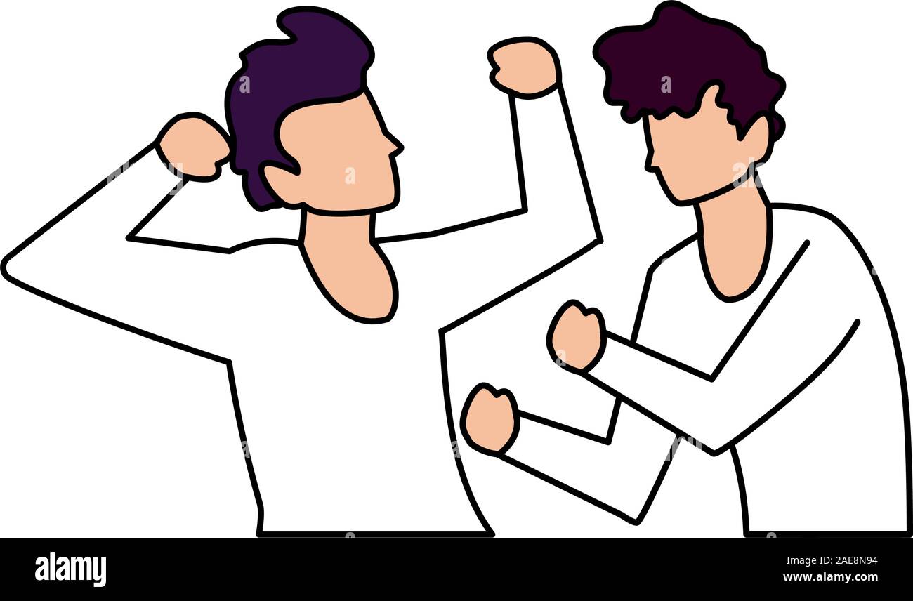 men faceless with different poses on white background vector ...