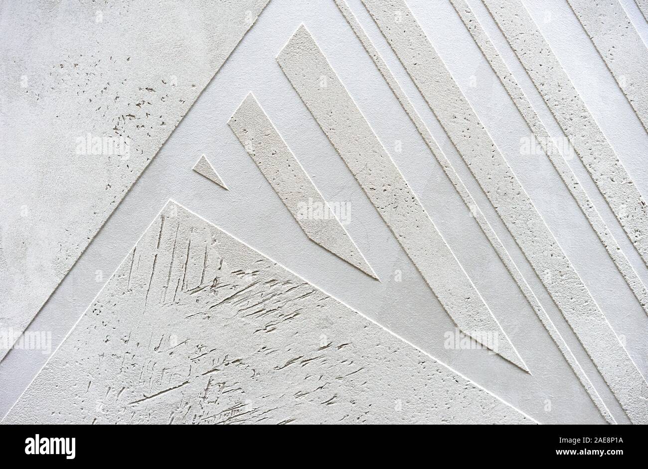 White seamless venetian stucco with stripes. Background and texture of ...