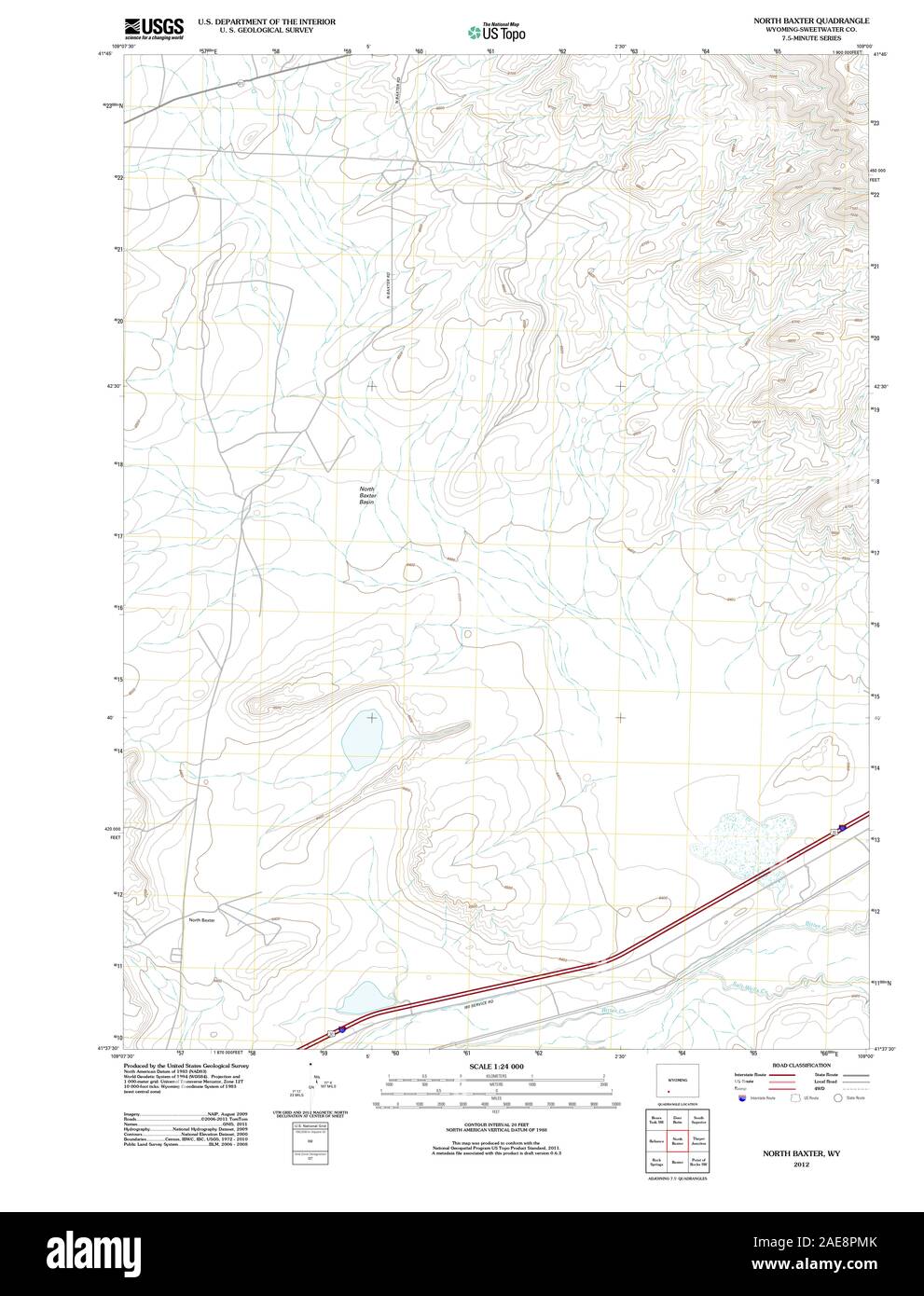 Map of baxter Cut Out Stock Images & Pictures - Alamy