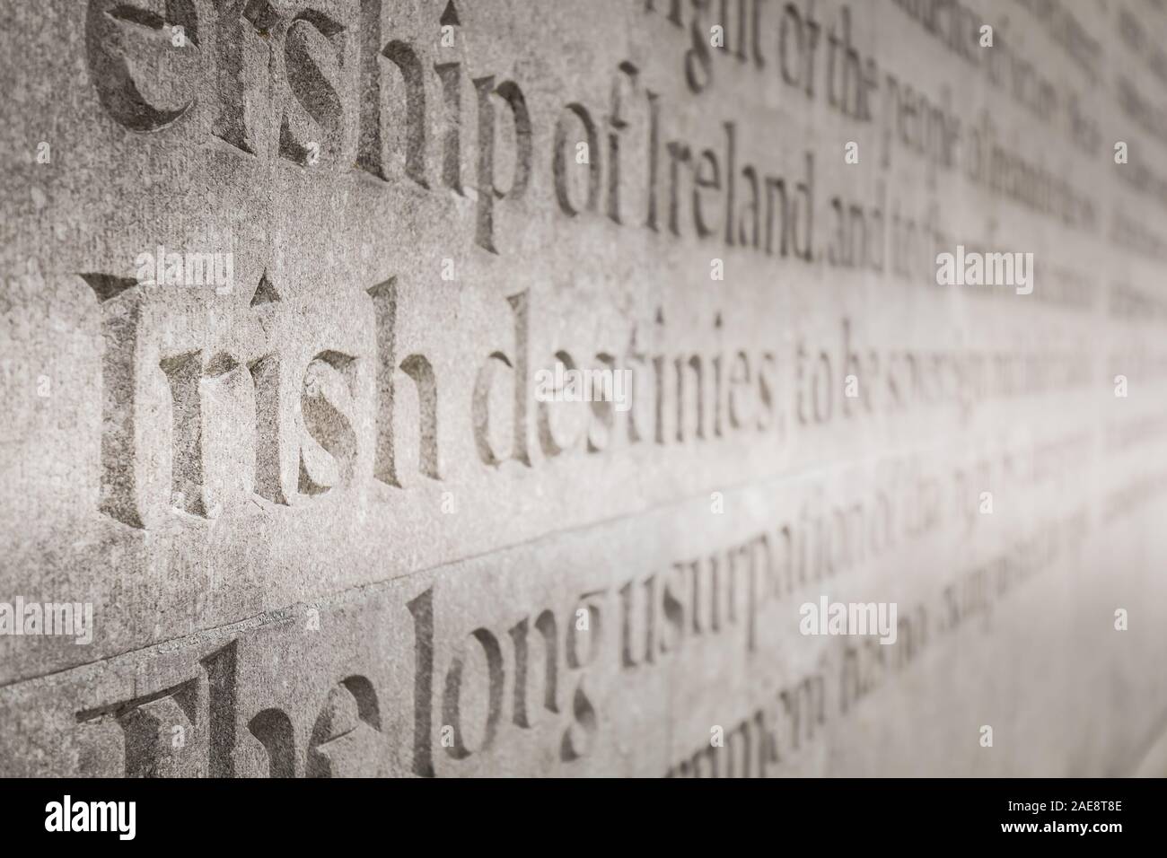 Dublin, Ireland - February 13, 2019: Architecture detail of the War ...