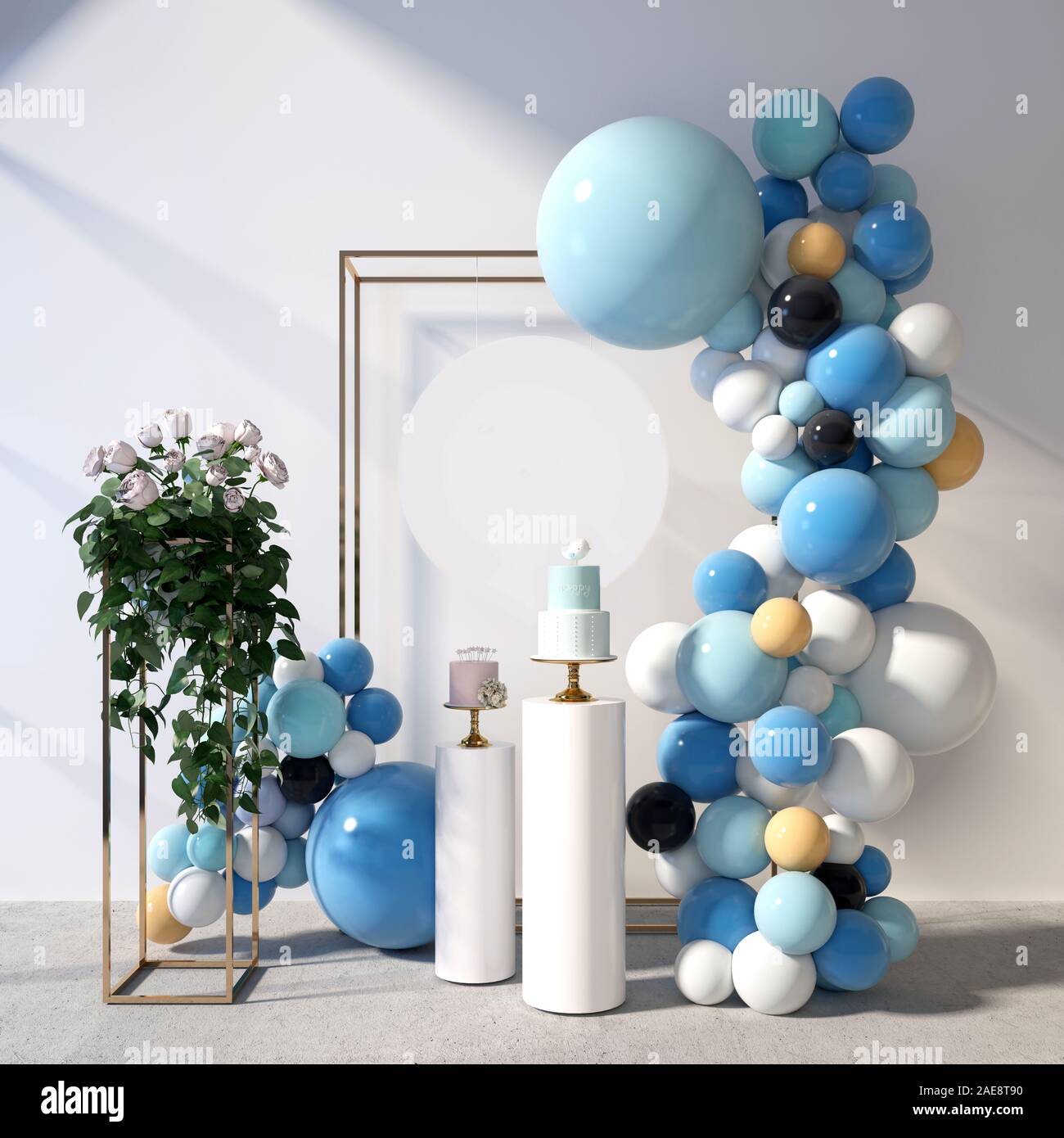 Balloon render hi-res stock photography and images - Alamy