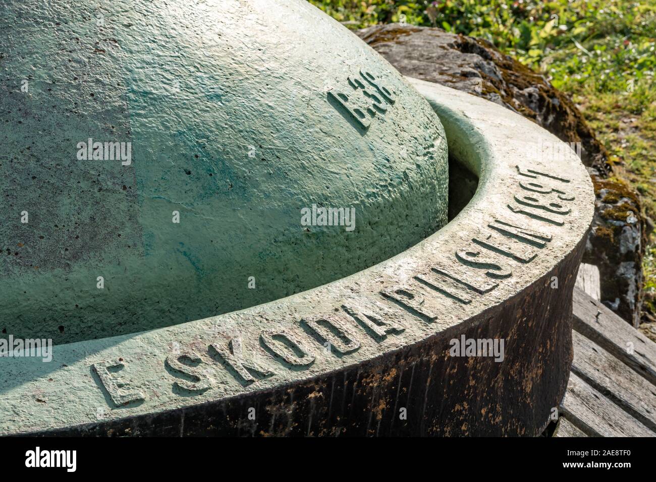 Przemysl Fortress: Fort XV Borek. Original metal artillery tower from ...