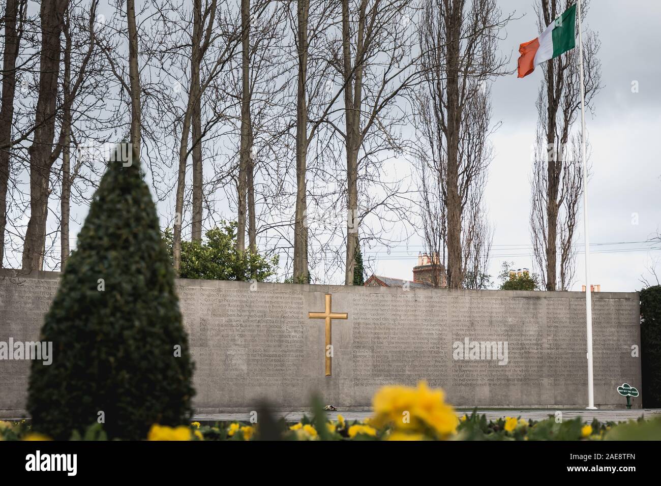 Dublin, Ireland - February 13, 2019: Architecture detail of the War ...