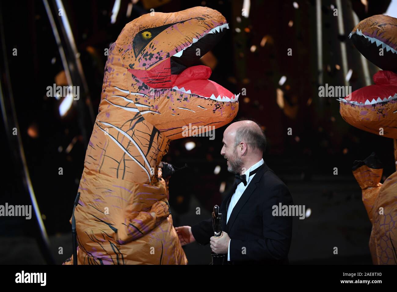 Berlin, Germany. 07th Dec, 2019. Director Jeremy Clapin receives the ...
