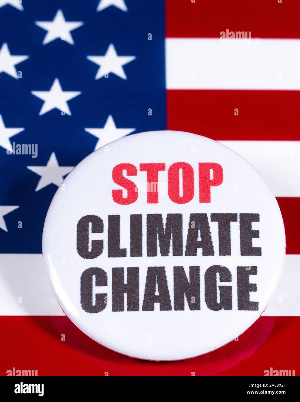 Climate change pin badge hi-res stock photography and images - Alamy
