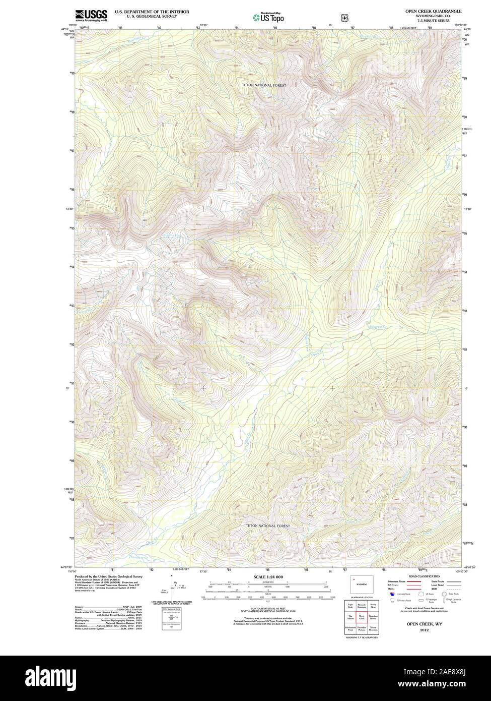 Open creek Cut Out Stock Images & Pictures - Alamy