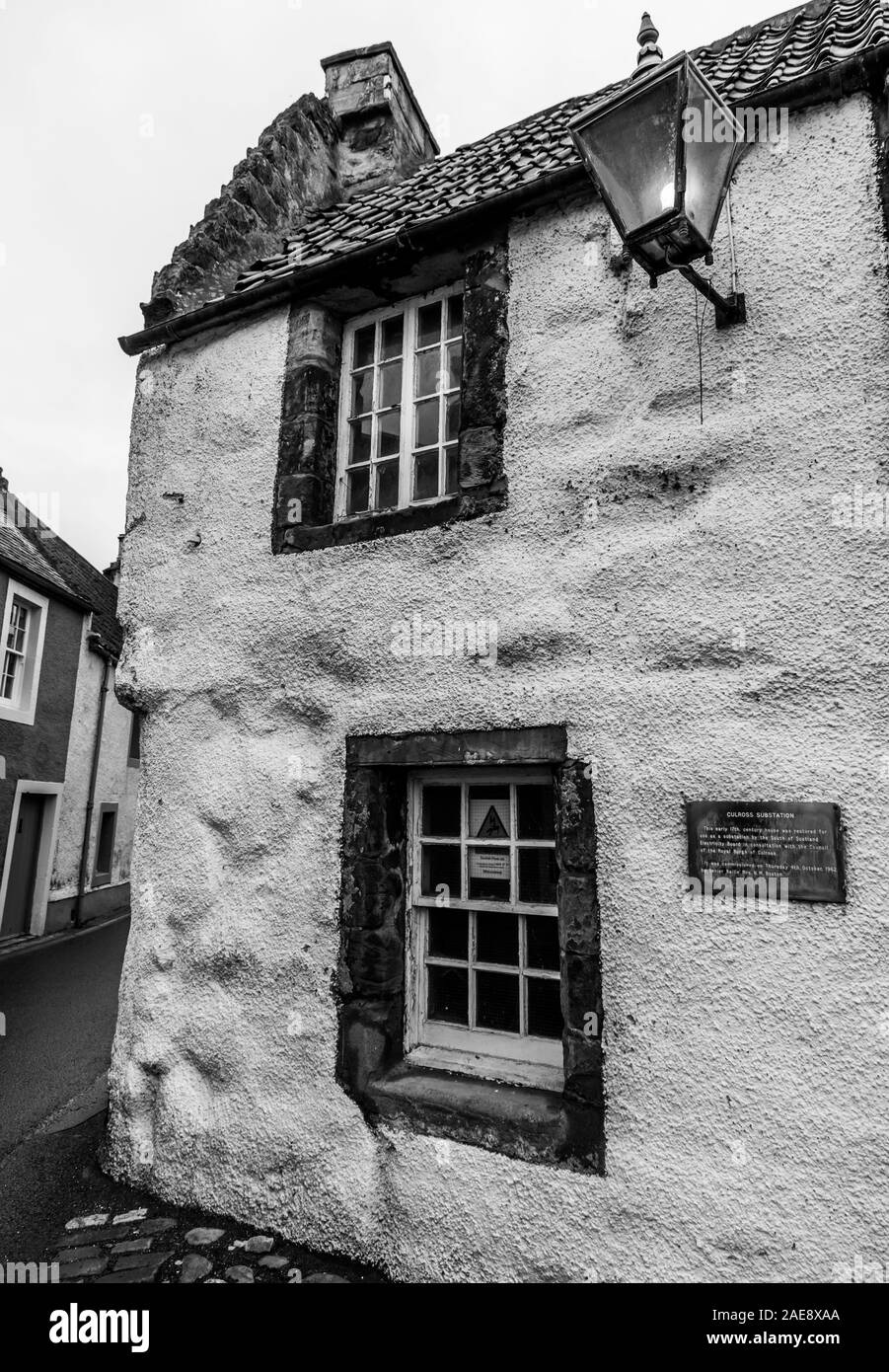 Culross buildings Black and White Stock Photos & Images - Alamy