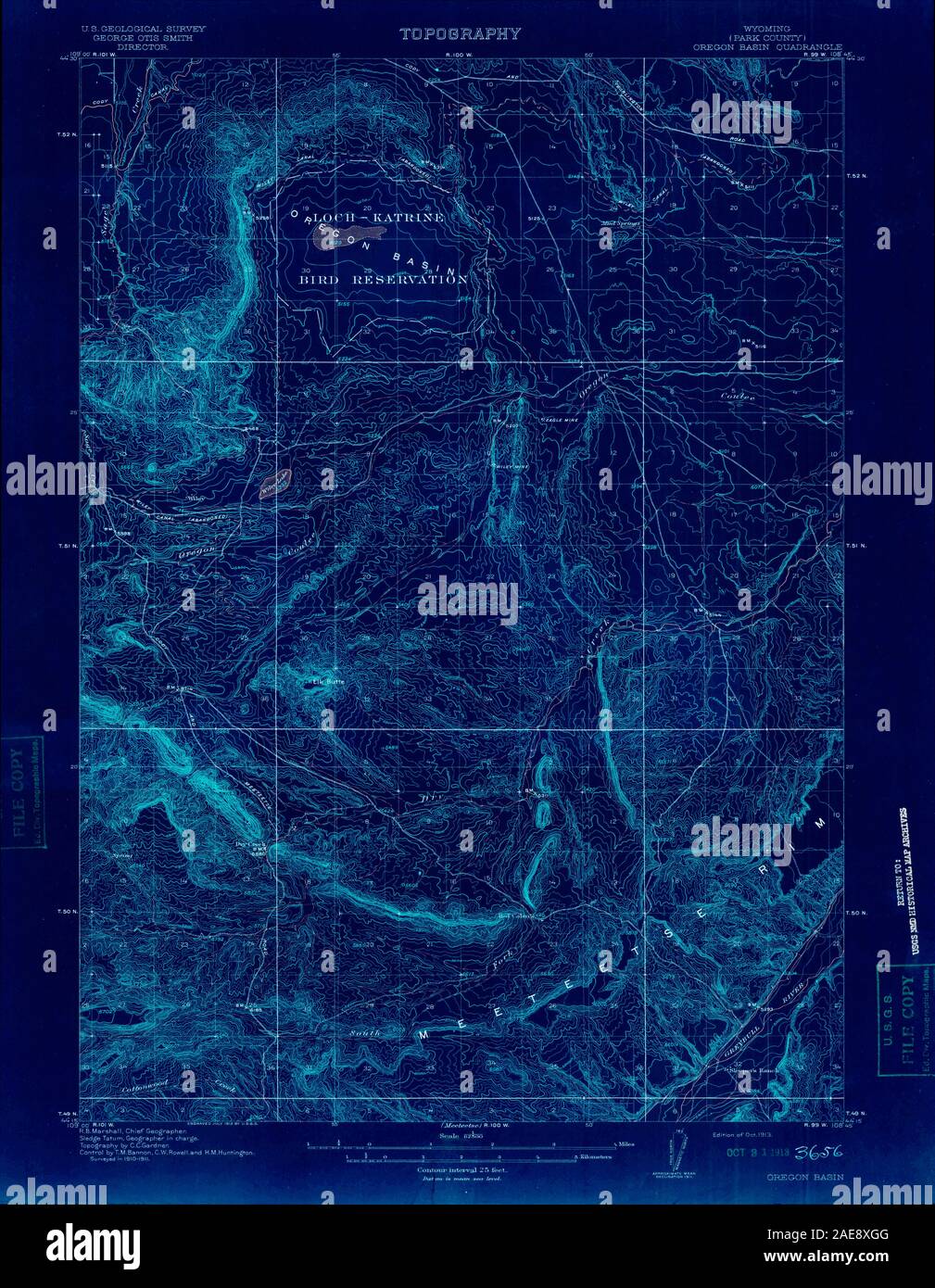 1913 oregon map hi-res stock photography and images - Alamy