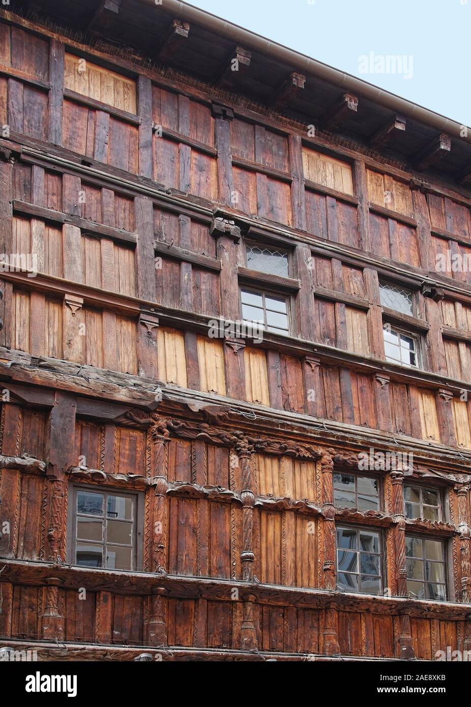 The Wooden House, Maison en Bois, 1510, old building, carved wood ...