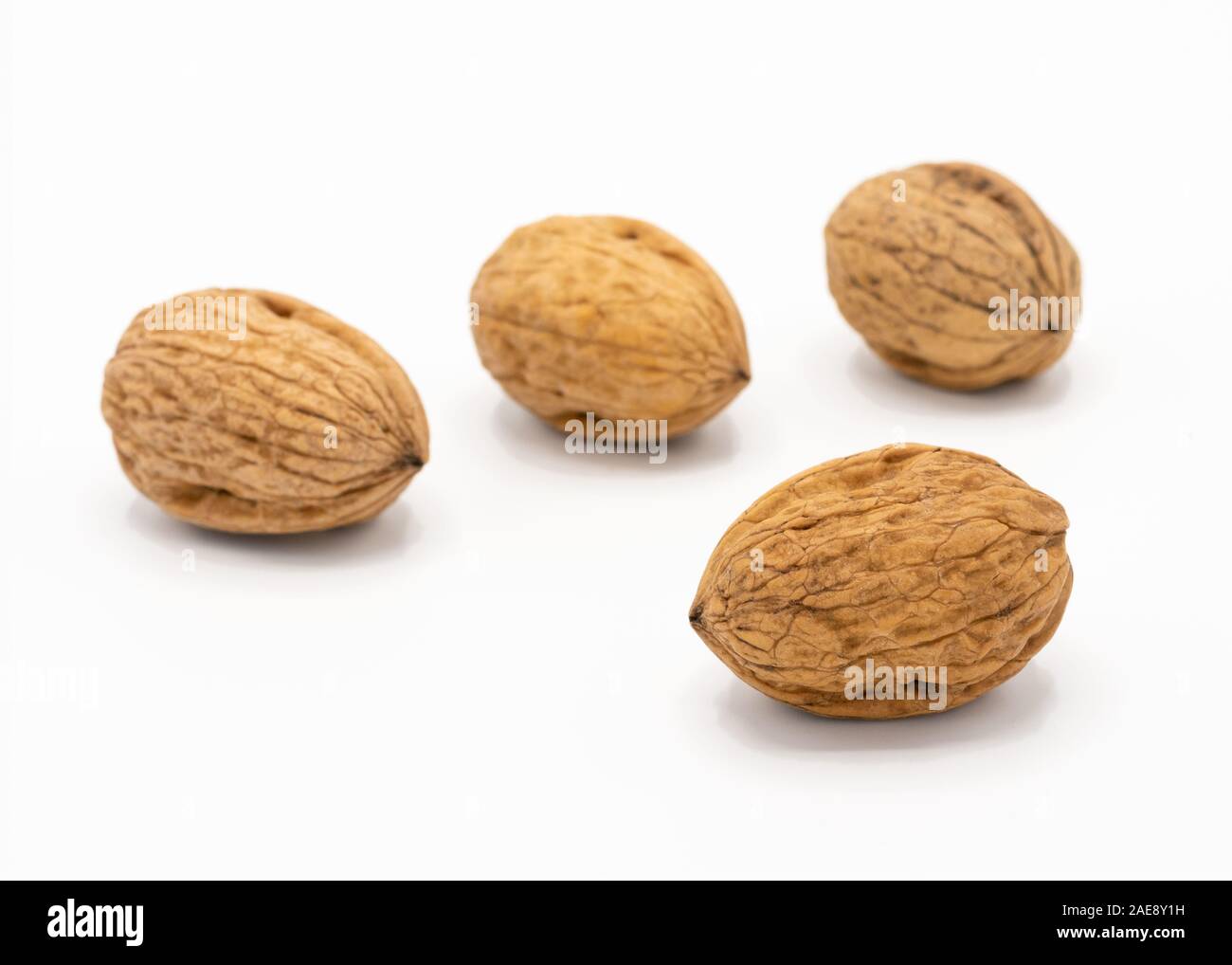 Close up ripe walnuts Cut Out Stock Images & Pictures - Alamy