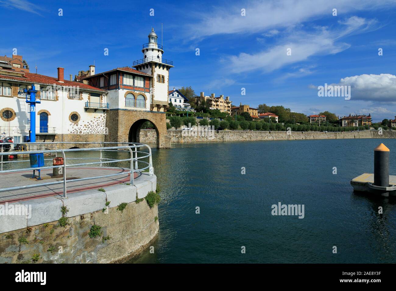 Arriluze Lighthouse & Coast Guard Station, Getxo,Bilbao City, Province ...