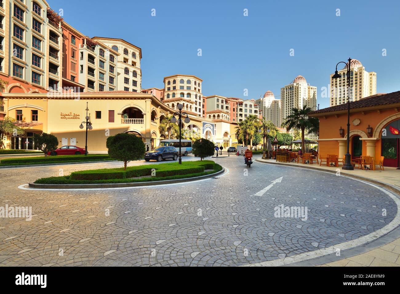 Doha, Qatar - Nov 23. 2019. Medina Centrale is the Town Centre of The ...