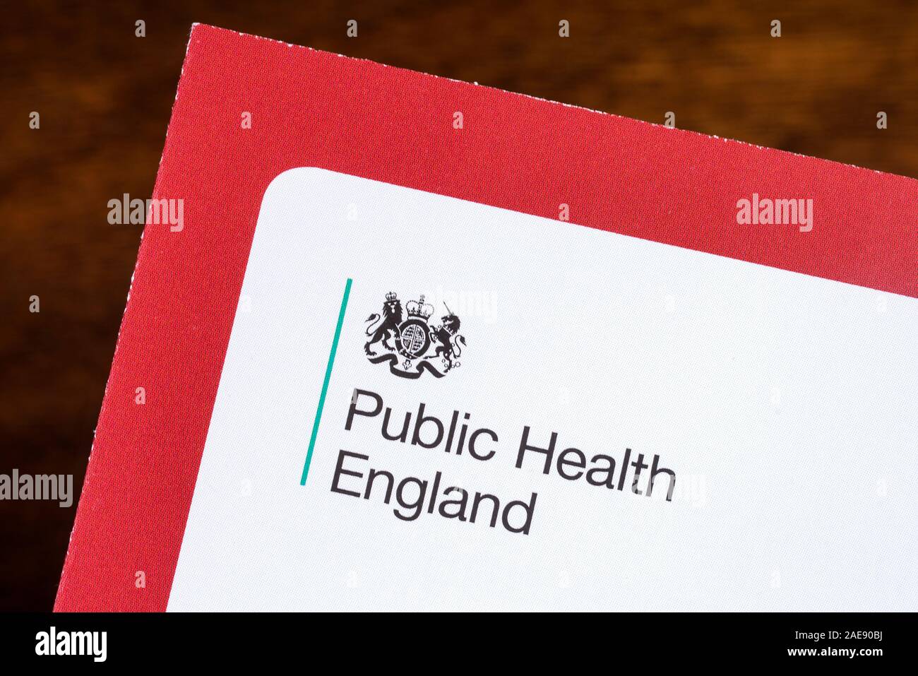 London, UK - December 3rd 2019: The Public Health England logo ...