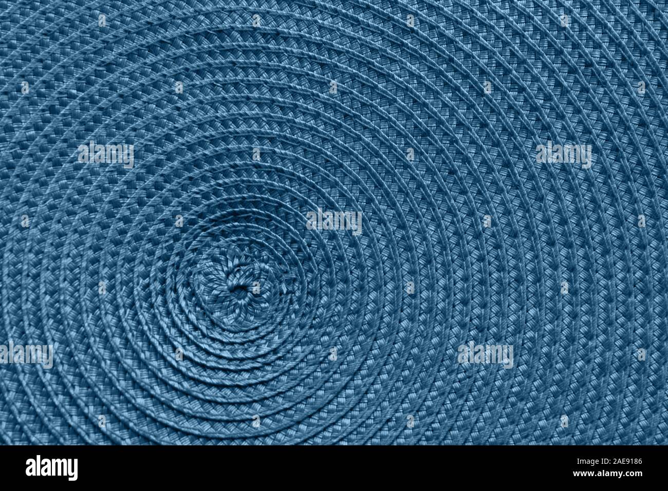 Blue textile as pattern. Circle texture. Background Surface Trendy ...
