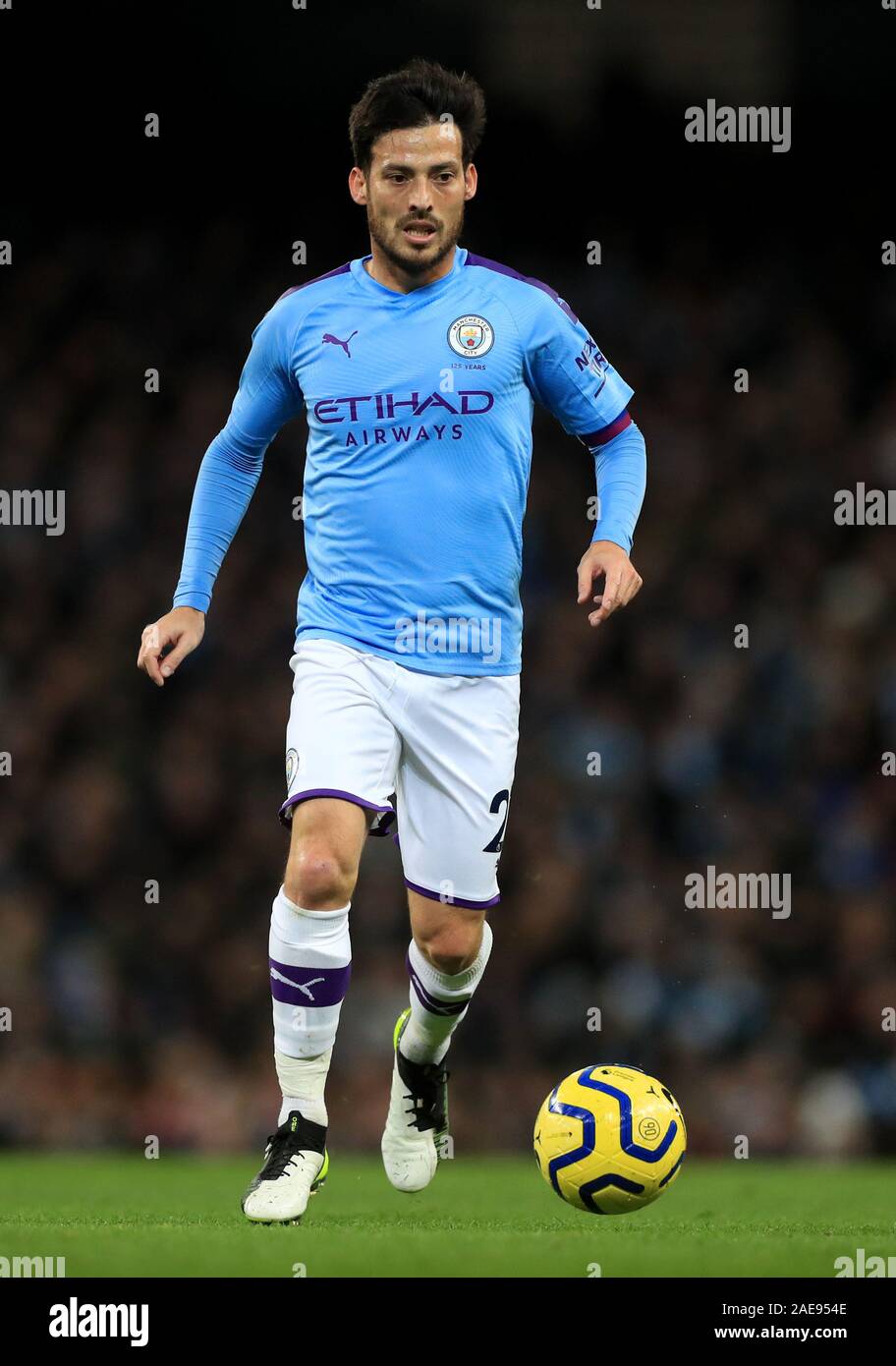 Manchester City's David Silva during the Premier League match at the ...