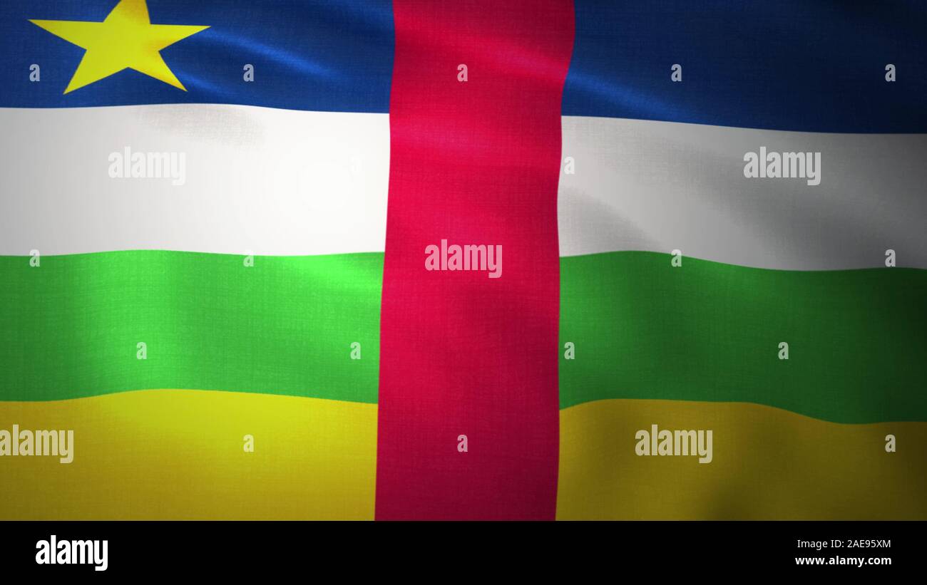 Central African Republic Flag Waving Flag Design The National Symbol