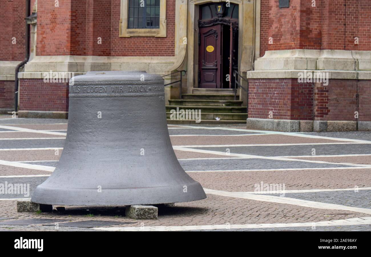 One of the original bells from the bell tower of St Michael's on ...