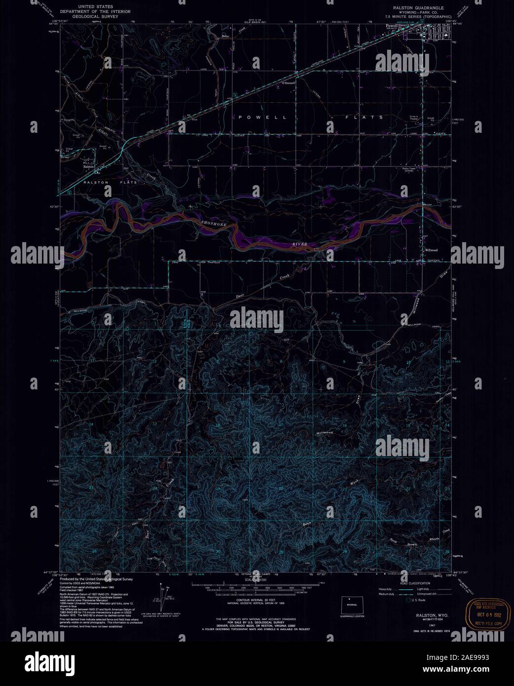 WY Ralston 340984 1967 24000 Inverted Restoration Stock Photo - Alamy