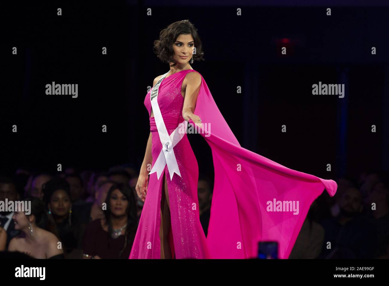 Atlanta, GA, USA. 6th Dec, 2019. JULIA HORTA, Miss Brazil, during ...