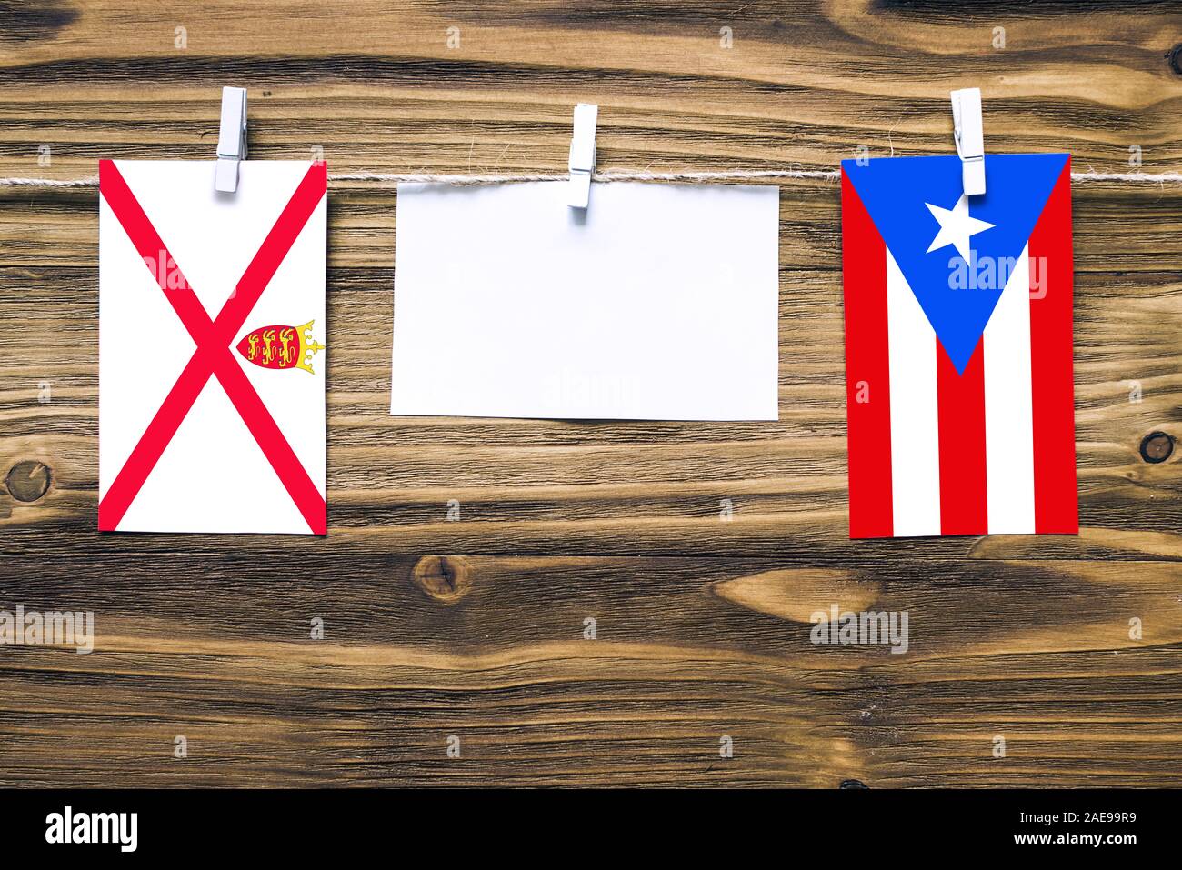 Jersey puerto rico flag hi-res stock photography and images - Alamy