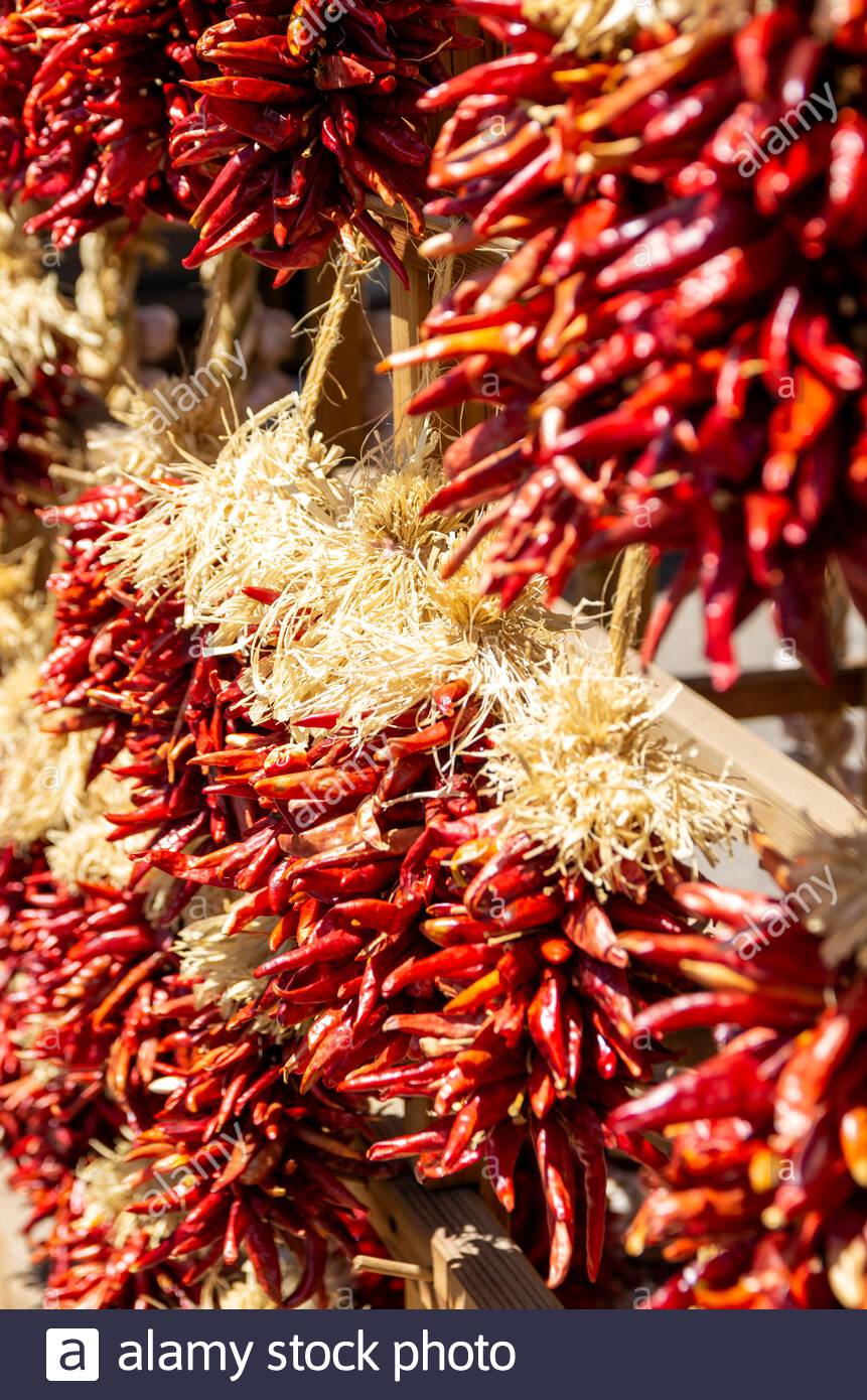 Chile Ristras Stock Photos & Chile Ristras Stock Images - Alamy