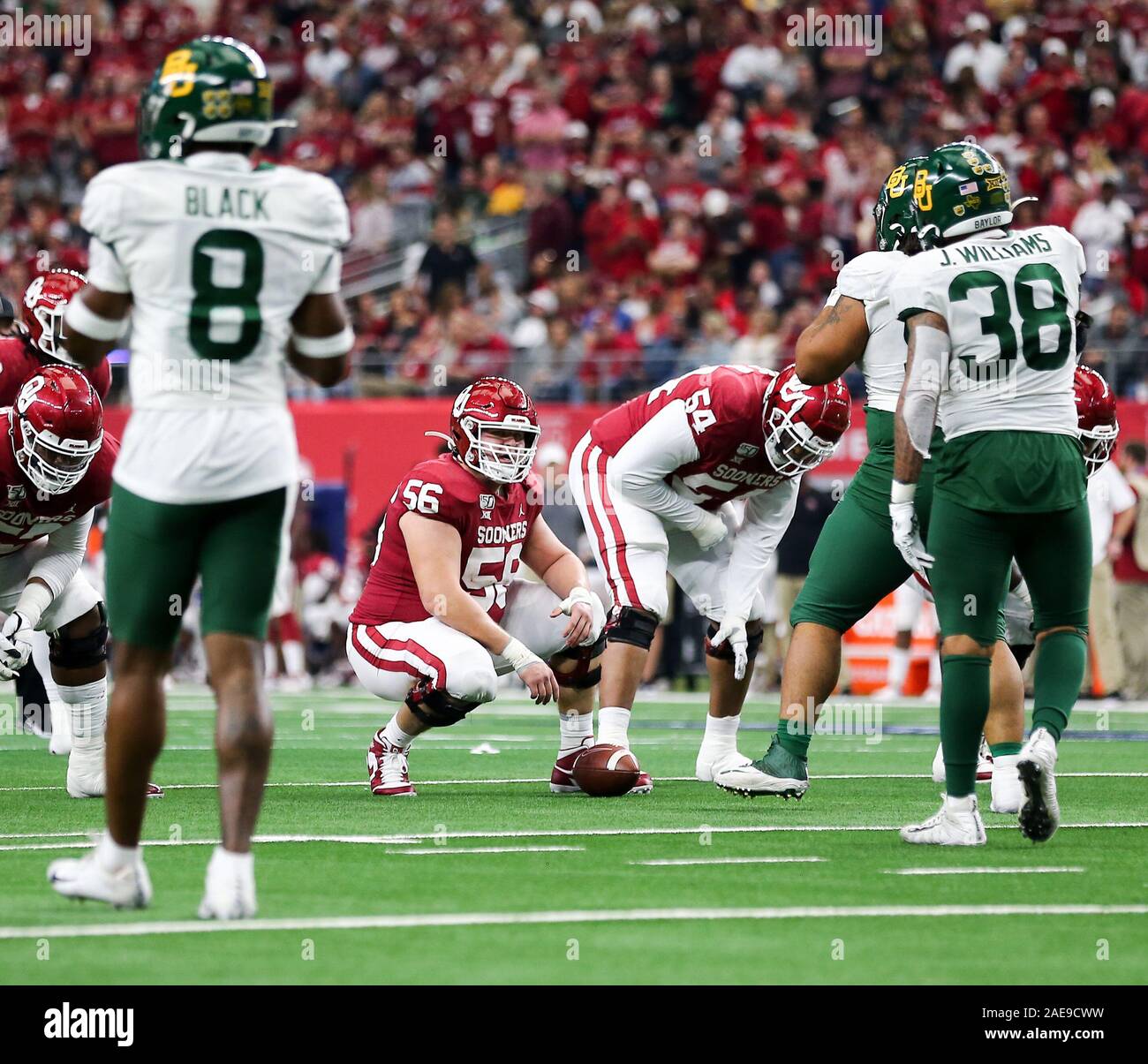 University of oklahoma sooners offensive lineman creed humphrey 56 hi ...