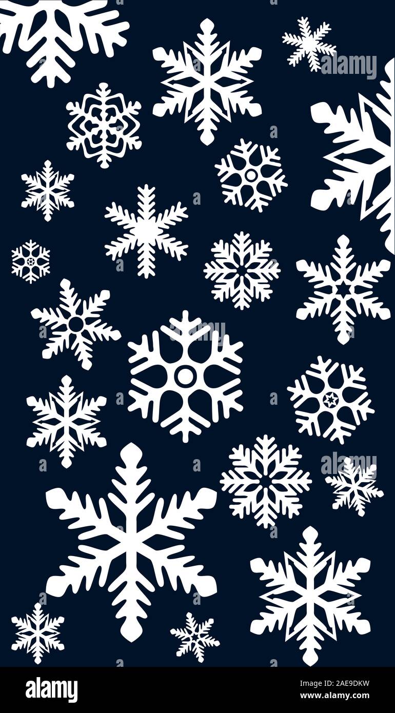 Snowflake background, cold winter symbol, vector illustration Stock ...