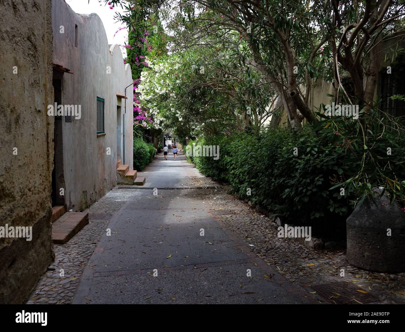 Capri streets and landmarks Stock Photo - Alamy