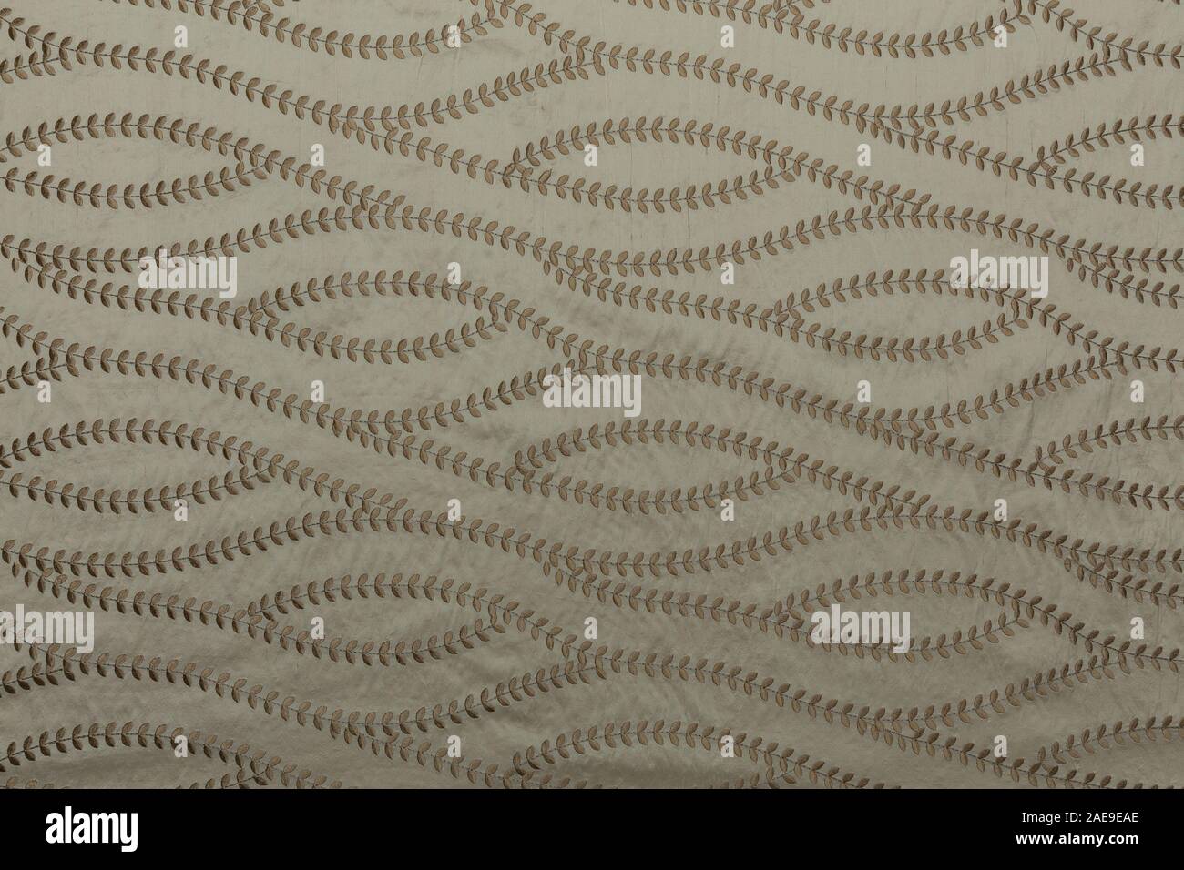 Beautiful white fabric with wavy pattern and textile texture background ...