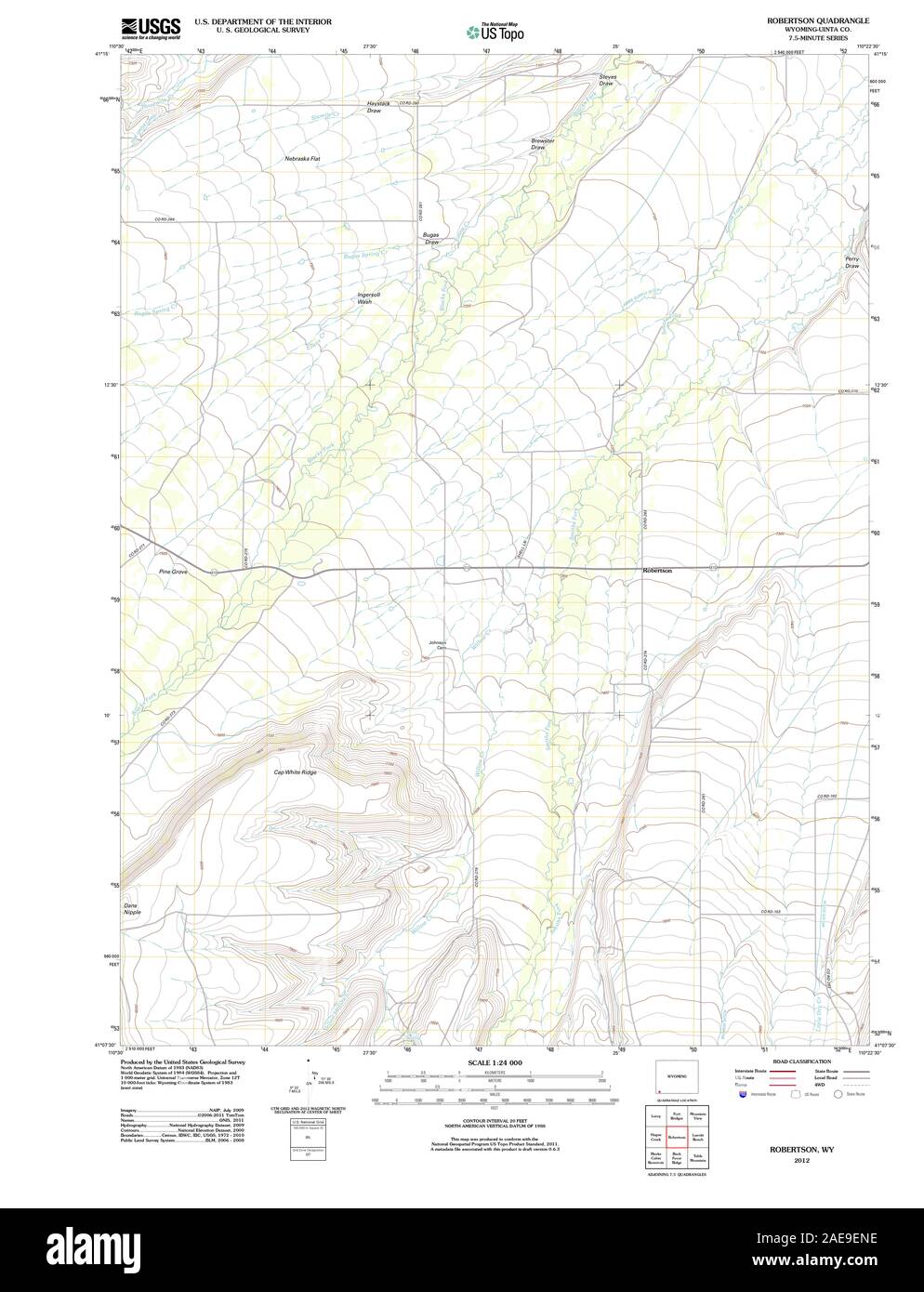 Robertson map Cut Out Stock Images & Pictures - Alamy