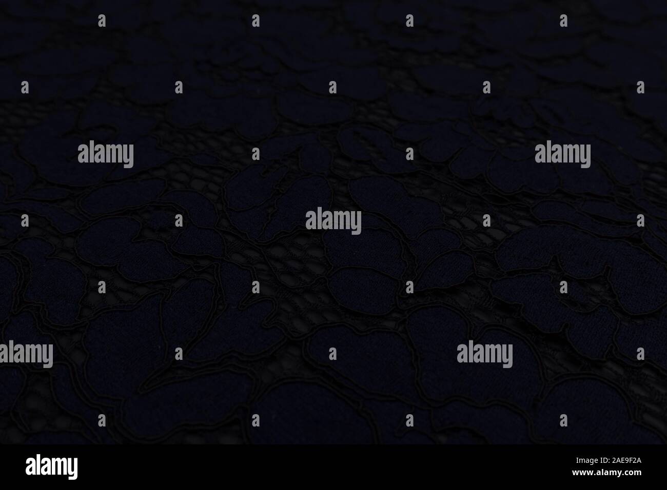 Beautiful blue fabric with mystic pattern and textile texture ...