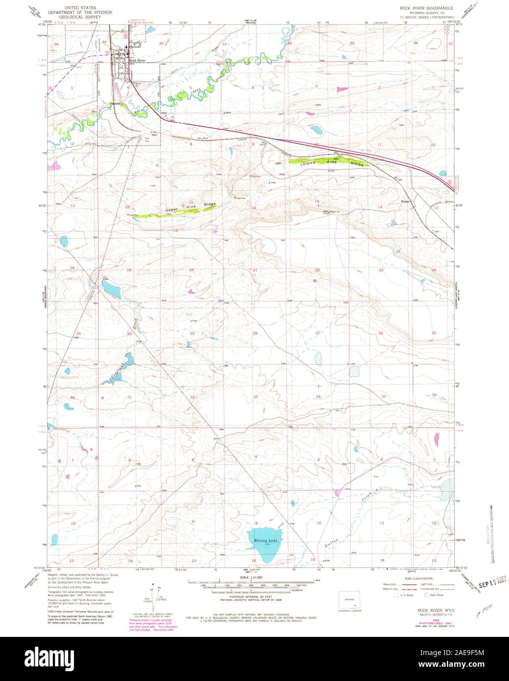 Rock river map Cut Out Stock Images & Pictures - Alamy