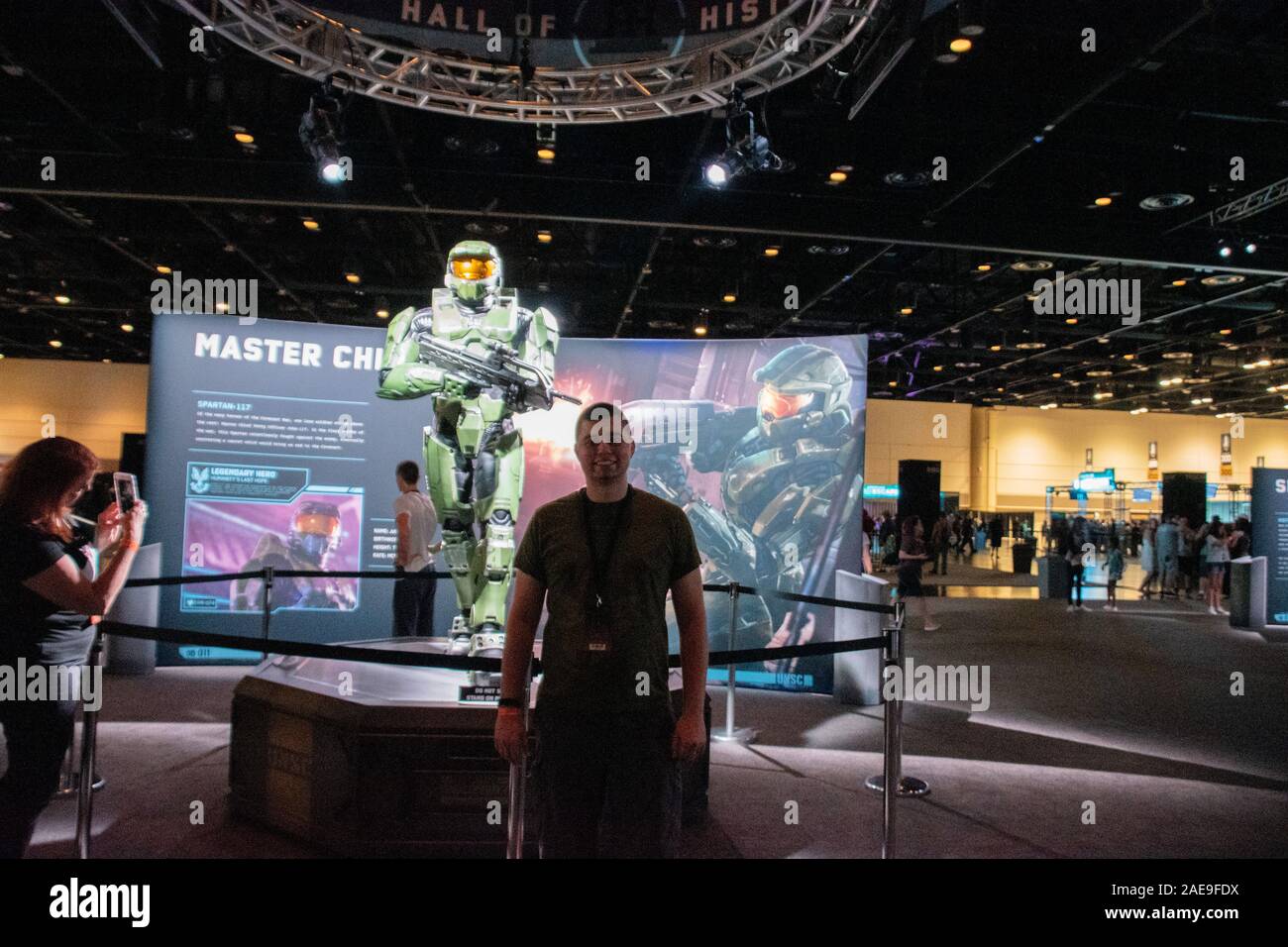Halo Outpost Discovery, an event used to display all things halo Stock ...